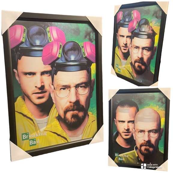 Art | New Breaking Bad Framed 3d Lenticular Poster Picture | Poshmark